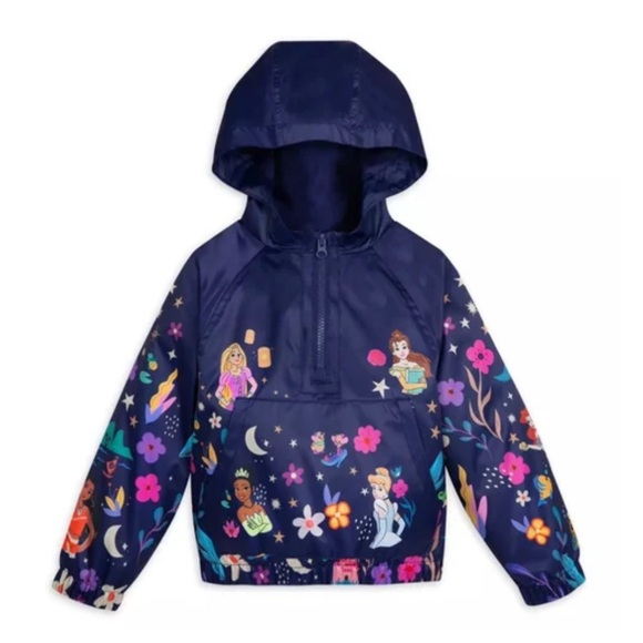 Disney | Jackets & Coats | Disney Princess Windbreaker Hoodie | Poshmark